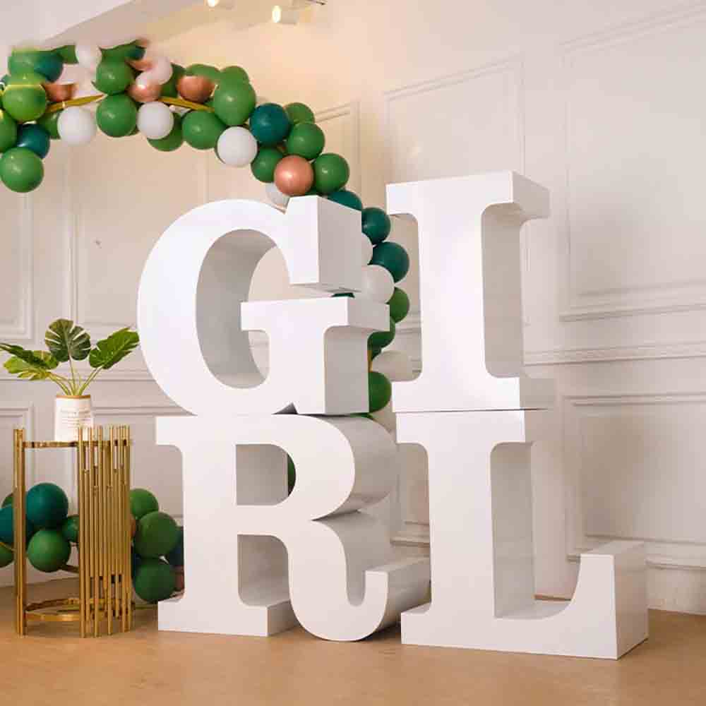 3D Giant Metal Table Letters Ceremony Decoration Event Display ...