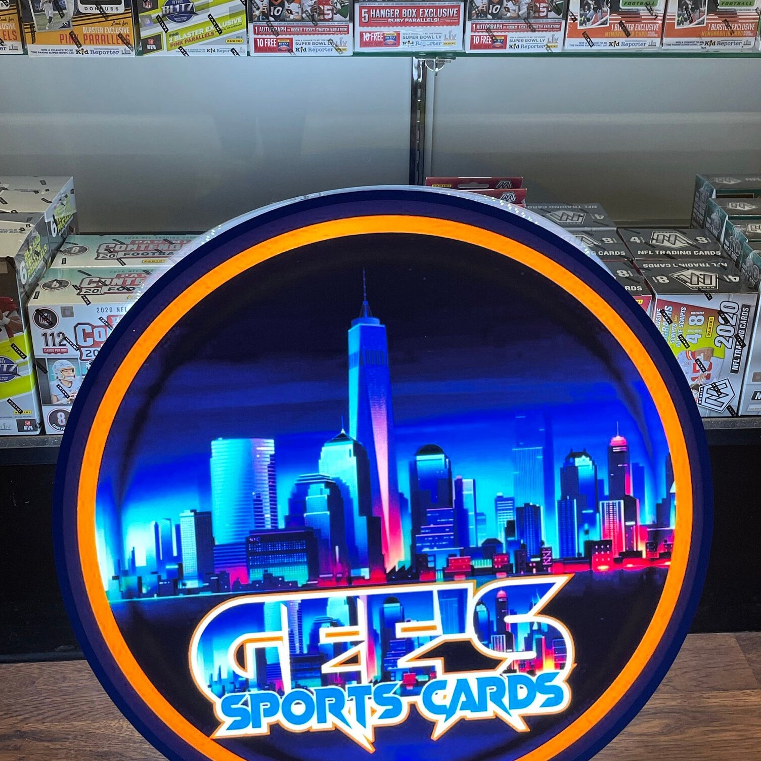 Custom LED Light up Logo Sign Backlit Company Name Light Box Business ...