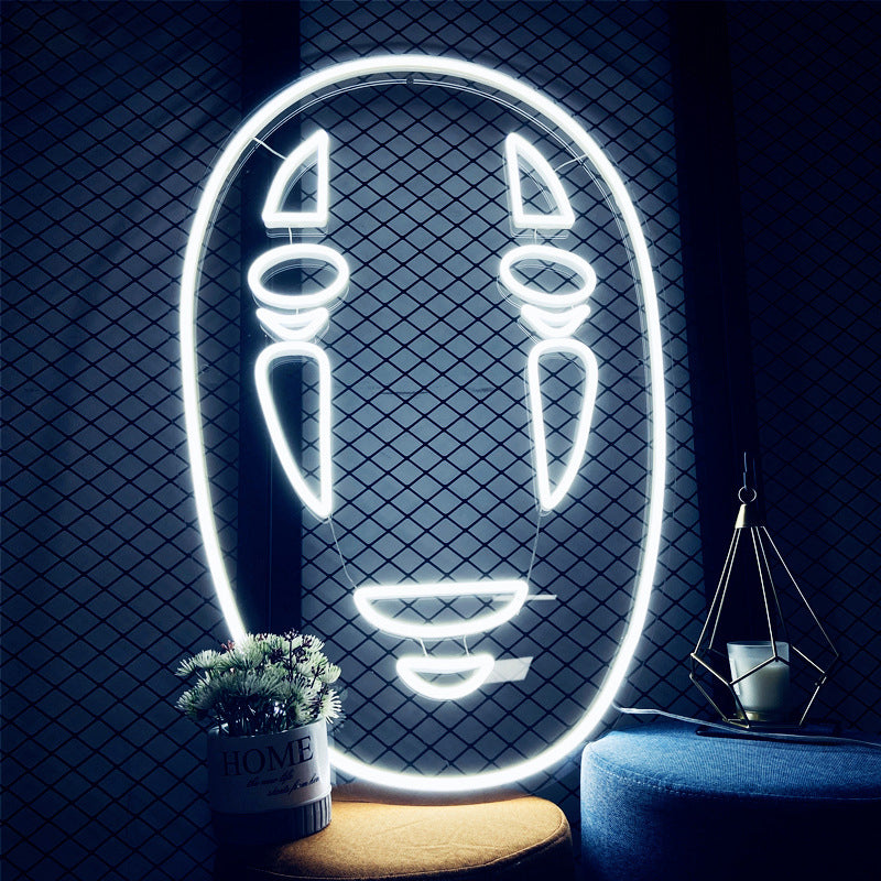 No Face Man Neon Sign – NeonSignKingdom