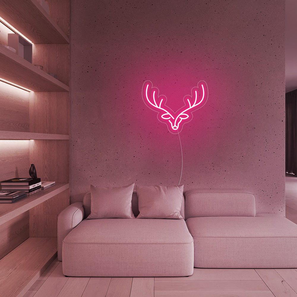 Christmas Reindeer Elk Deer Neon Signs – NeonSignKingdom
