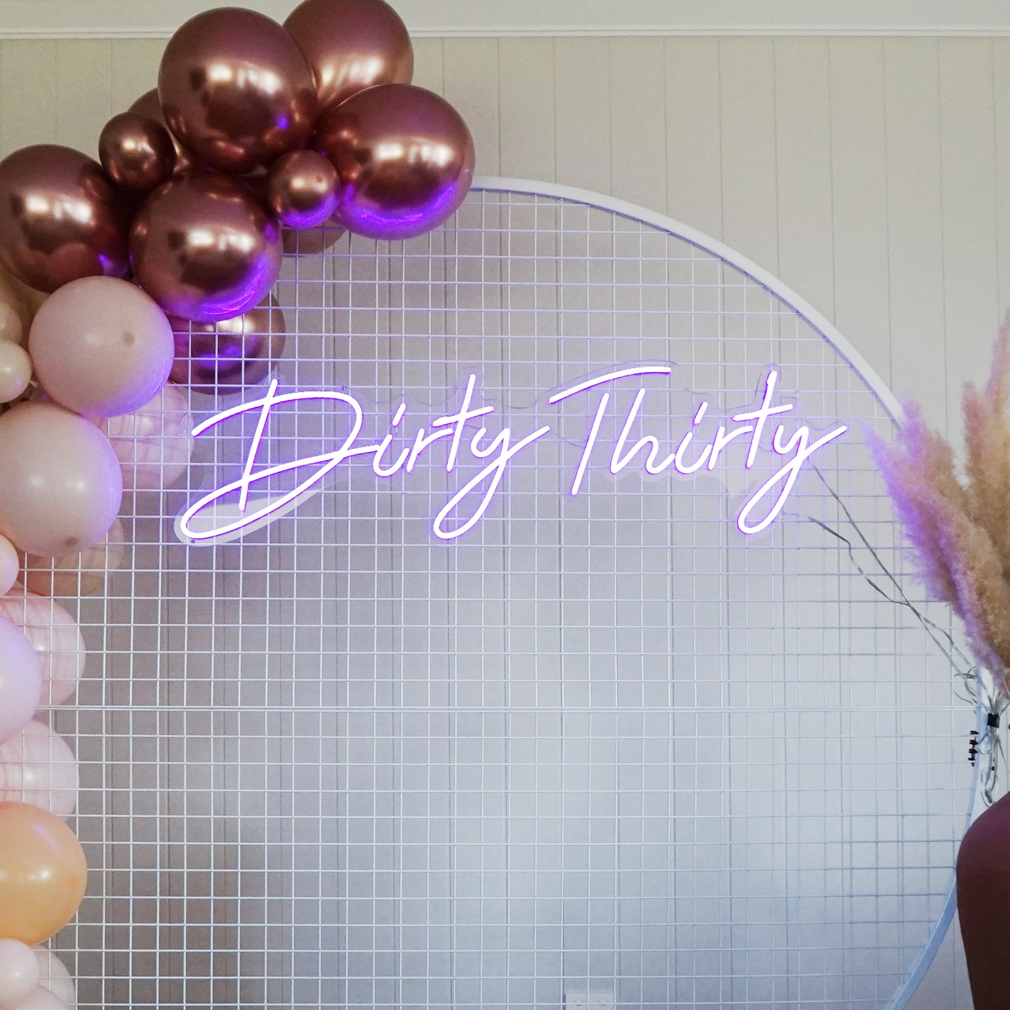 Dirty Thirty 30th Neon Sign Birthday Party Led Neon Lighting Decoratio ...