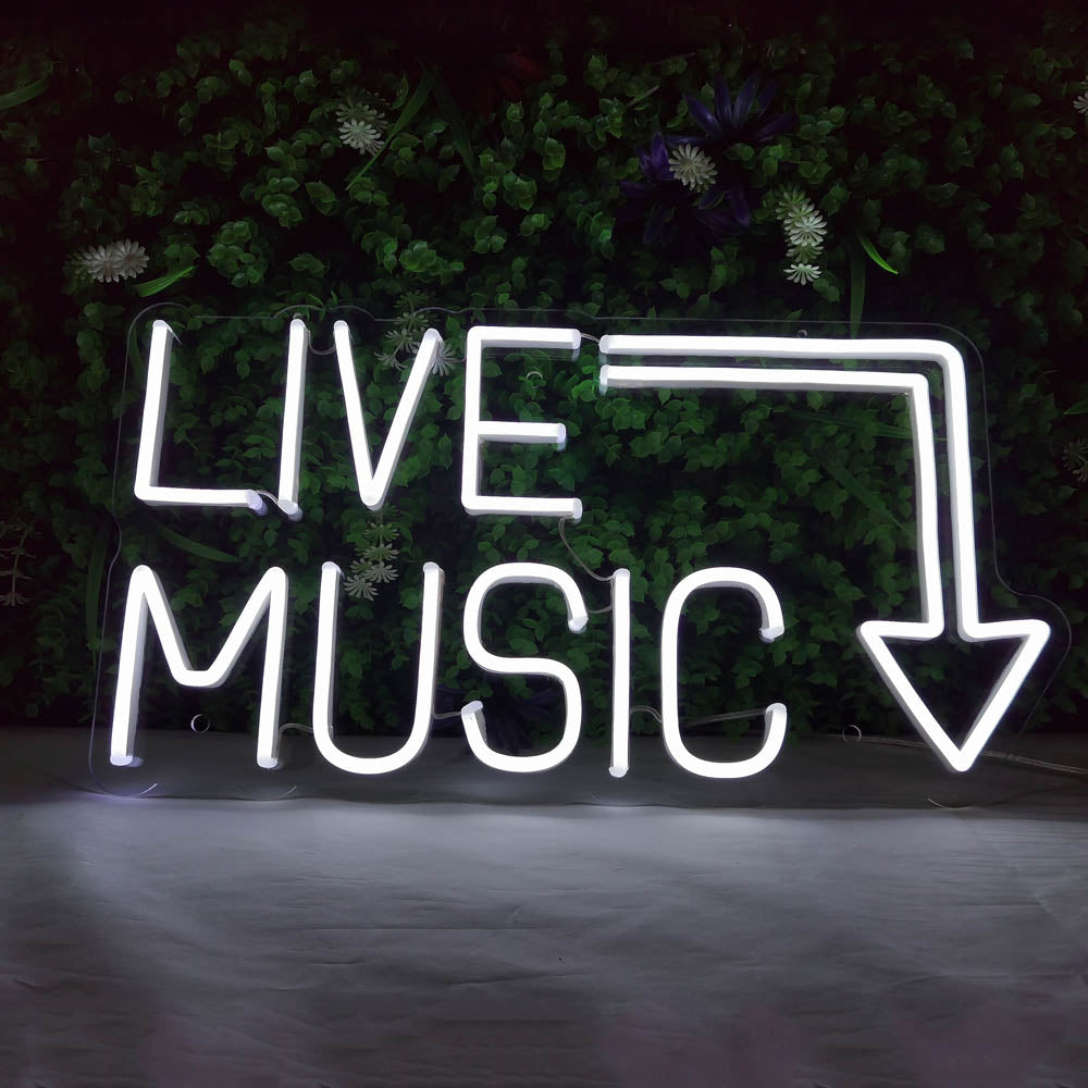 LIVE MUSIC Neon Signs Led Neon Light Bar Lighting Sign – NeonSignKingdom